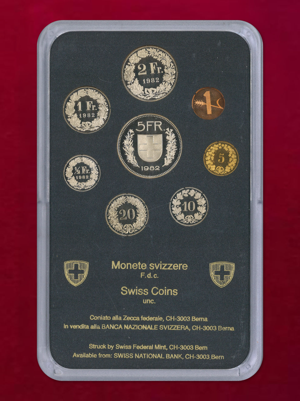 【スイス】プルーフセット 8枚組 1982[C-0000261] – ワールドコインズ・ジャパン