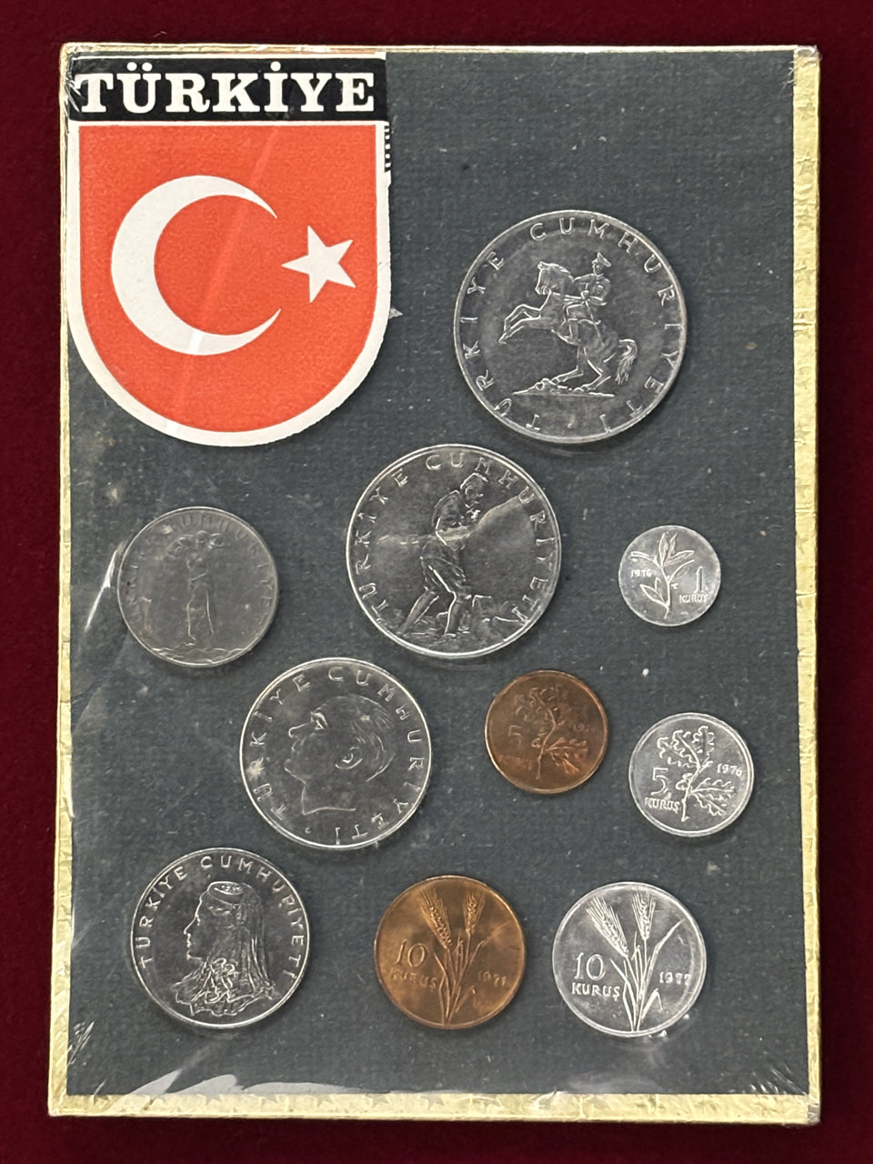 【トルコ】コインセット 18枚組[C-0000329] – ワールドコインズ・ジャパン