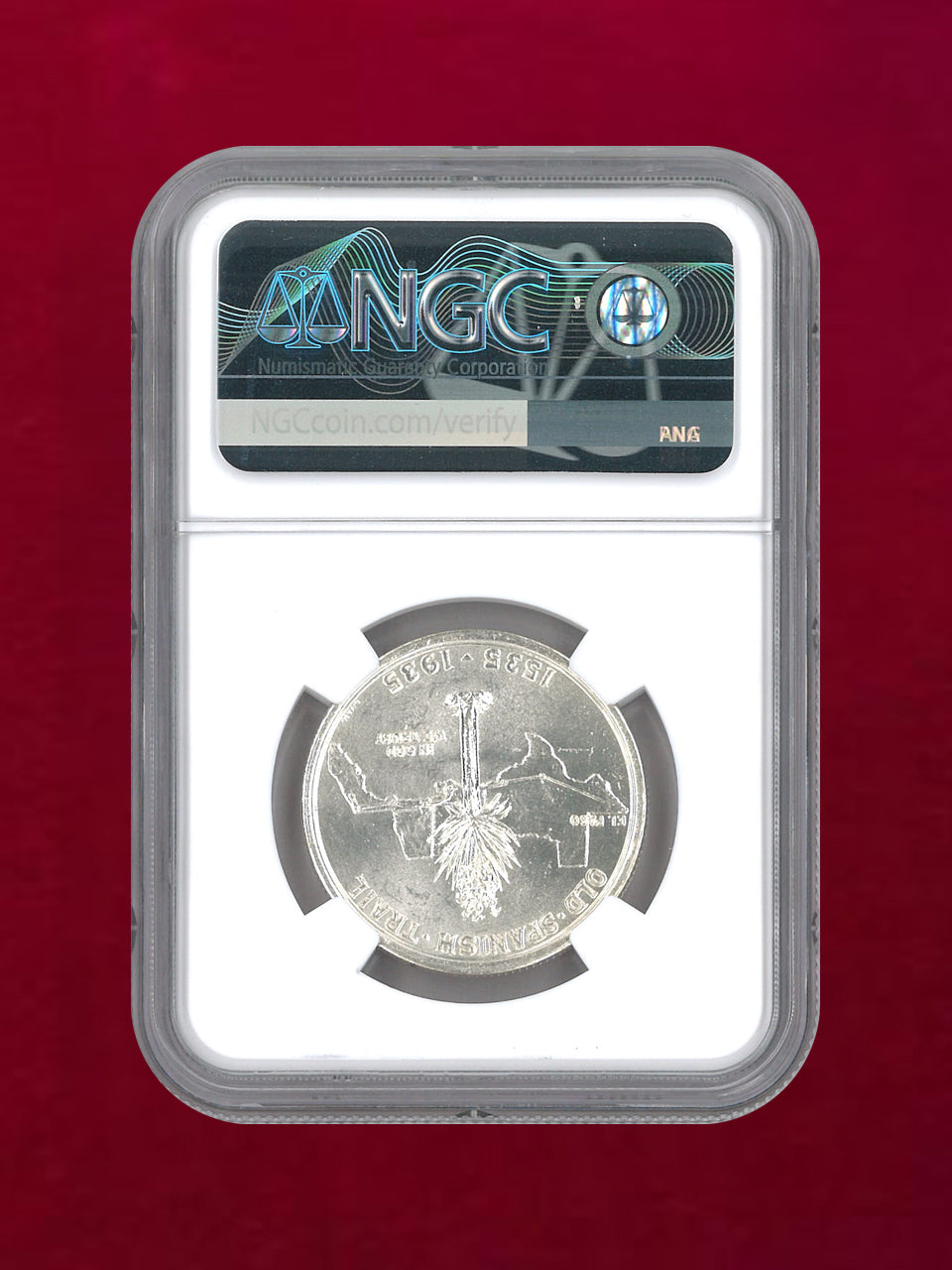 【アメリカ】50セント 銀貨 SPANISH TRAIL 1935 NGC MS64[B-0000066] – ワールドコインズ・ジャパン