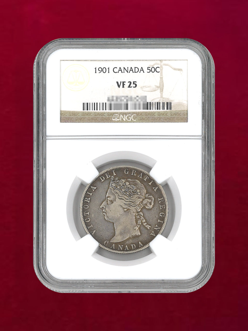 【カナダ】50セント 銀貨 1901 NGC VF25[B-0000117] – ワールドコインズ・ジャパン