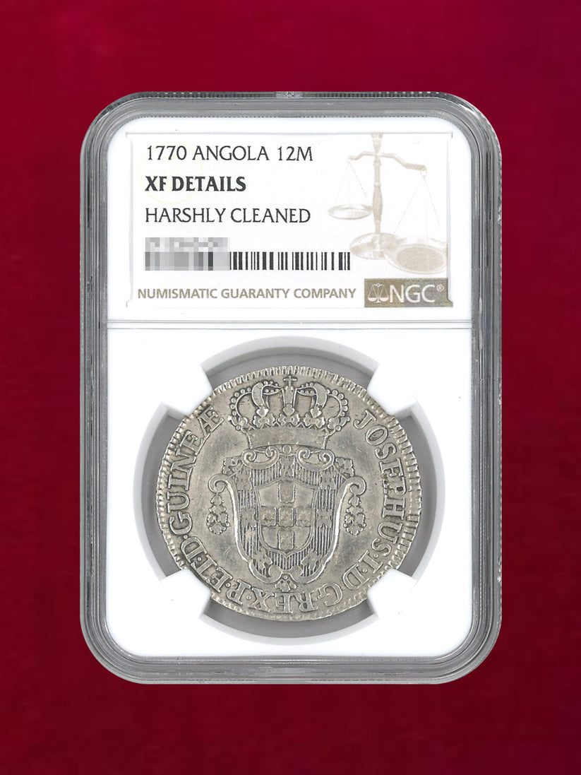 【アンゴラ】12マクタス 銀貨 1770 NGC XF DETAILS HARSHLY CLEANED[B-0000167] – ワールドコインズ・ジャパン