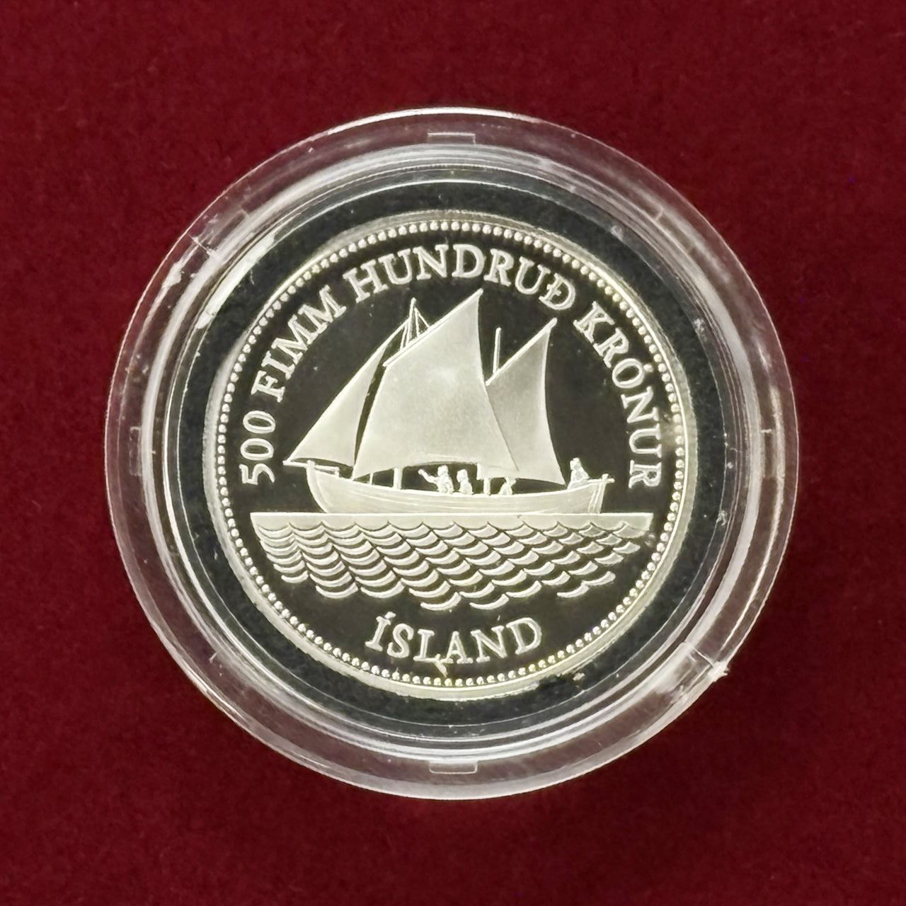 【アイスランド】500クローナ 銀貨 プルーフ 1986[B-0000320] – ワールドコインズ・ジャパン