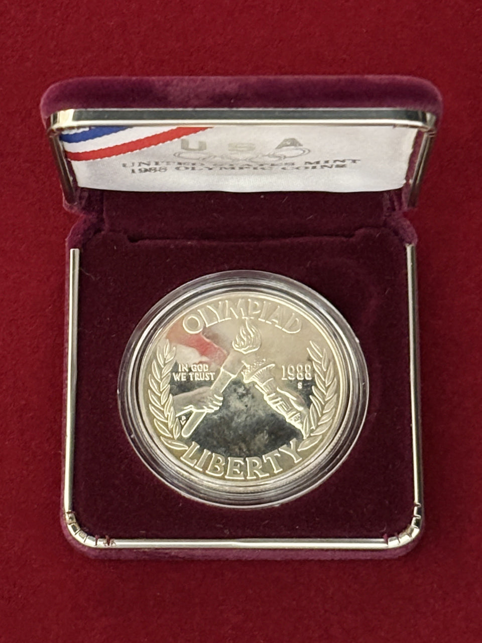 [USA] 1 dollar silver coin proof 1988 [B-0000334] – ワールドコインズ・ジャパン