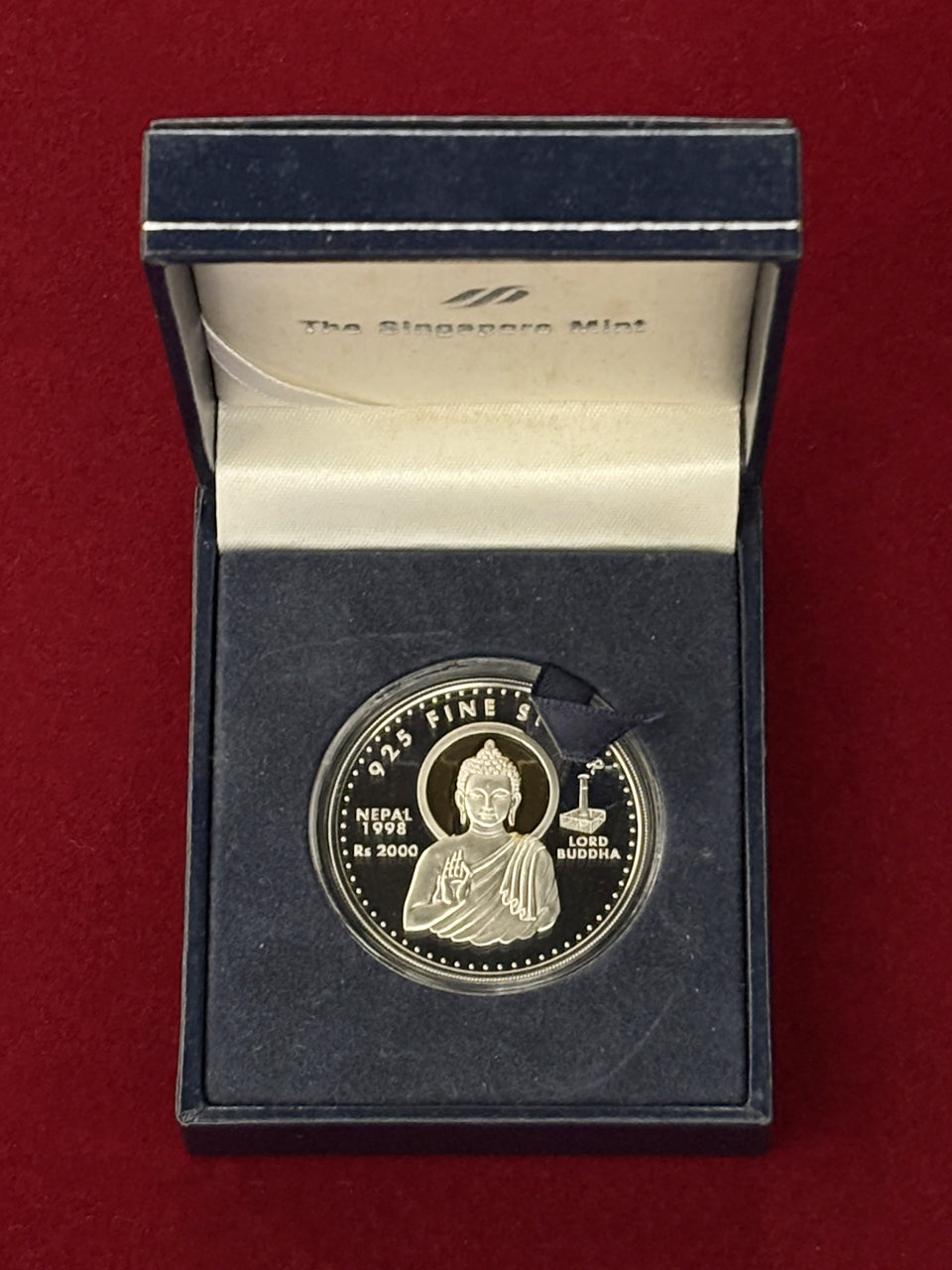 【ネパール】2000ルピー 銀貨 プルーフ 1998[B-0000341] – ワールドコインズ・ジャパン