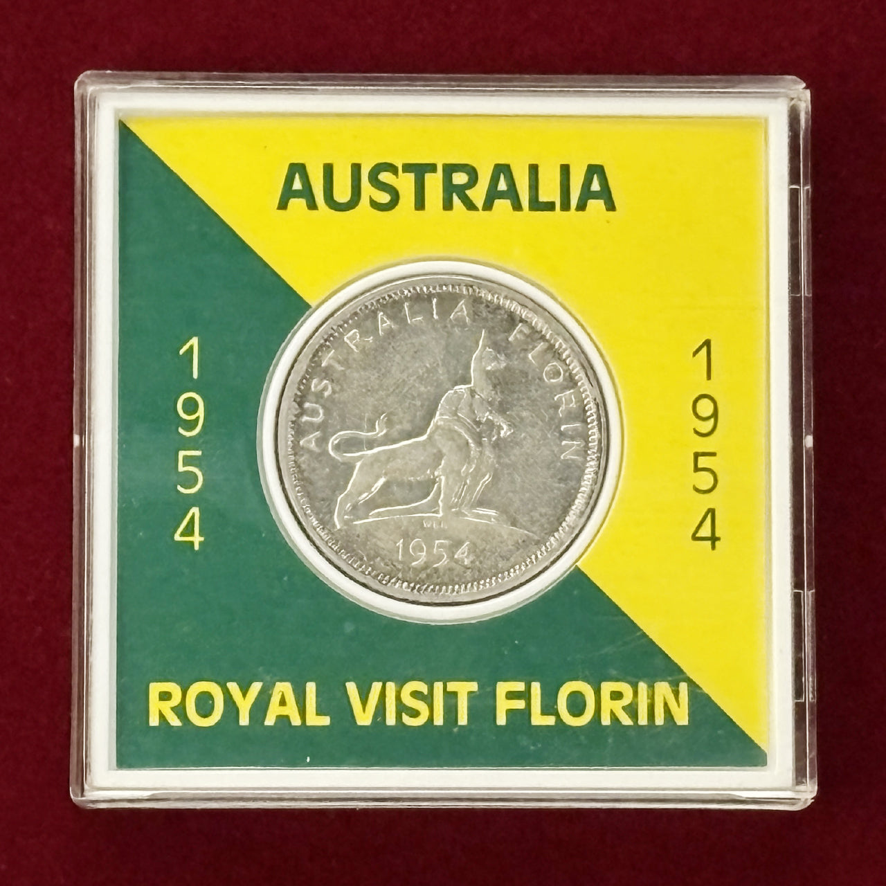 [Australia] Florin Silver Coin 1954 [B-0000352] – ワールドコインズ・ジャパン