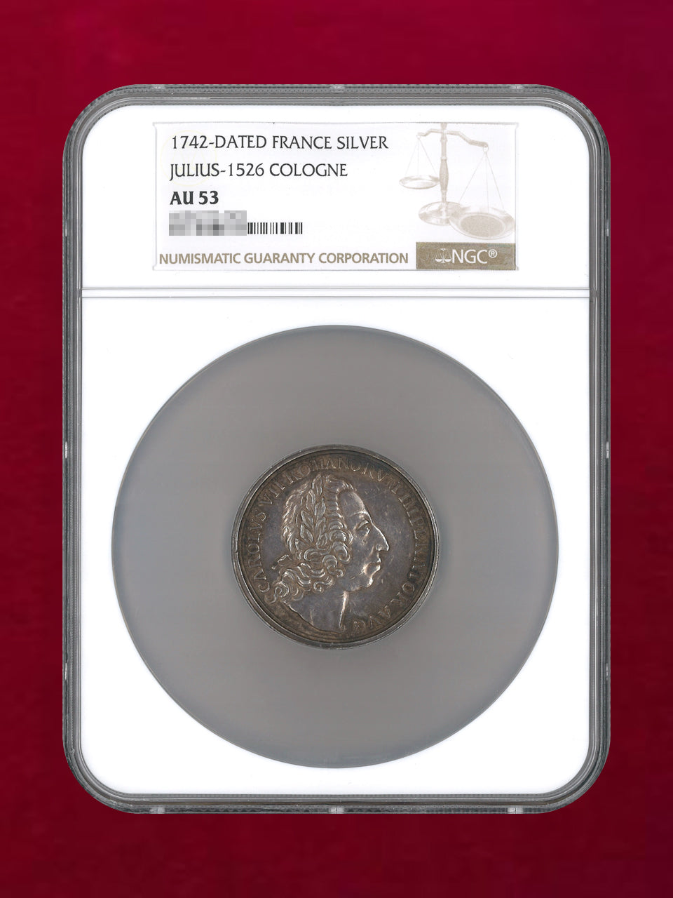 【ドイツ・ケルン】カール7世即位記念 銀製メダル 1742 NGC AU 53[B-0000449] – ワールドコインズ・ジャパン