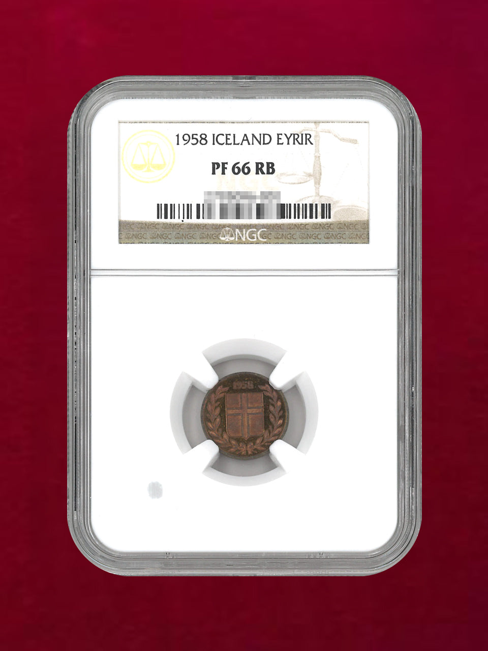 【アイスランド】オイラル 青銅貨 1958 NGC PF66 RB[C-0000075] – ワールドコインズ・ジャパン