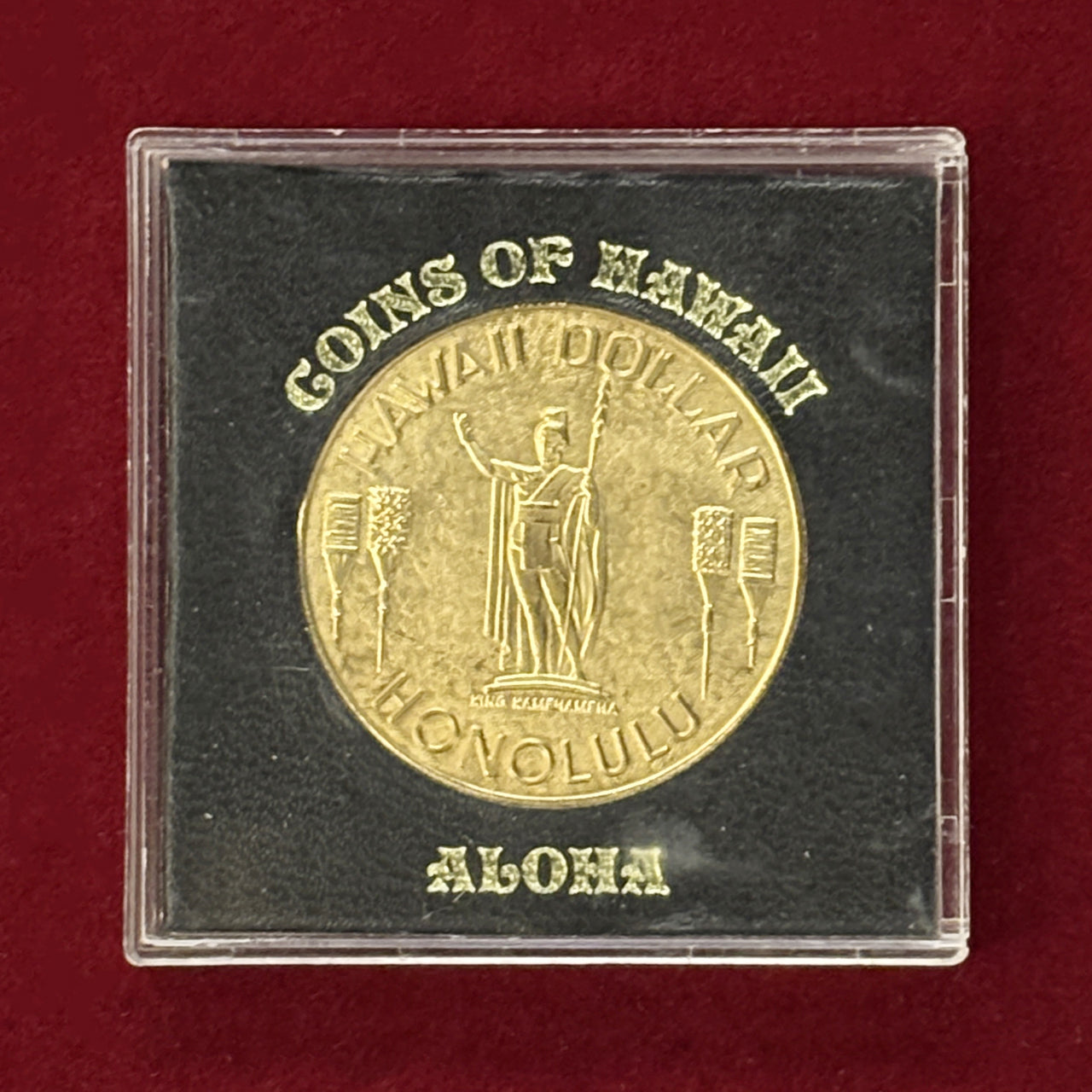 【アメリカ・ハワイ】HAWAII DOLLAR 50th STATE COINS OF HAWAII 1973[C-0000428 ...